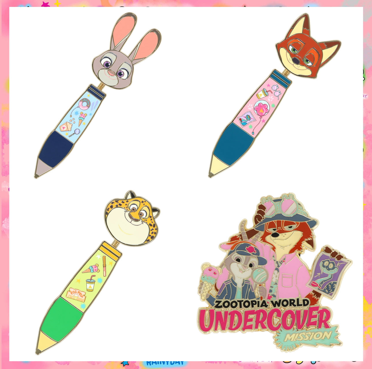Pin｜ZOOTOPIA WORLD UNDERCOVER MISSION – 木木木部屋